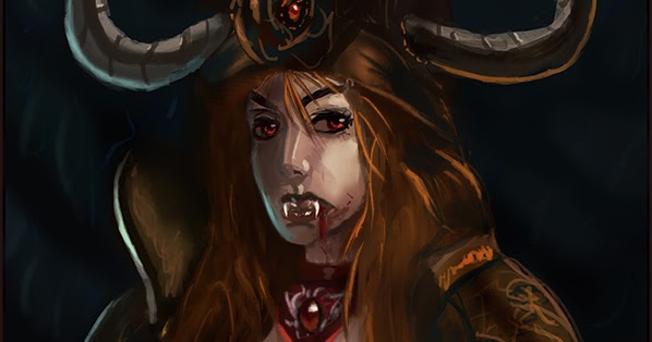 Vandrake's Drawings: Armored vampire mejorada