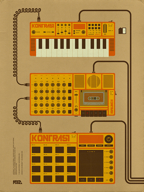 Flyer Goodness: Nueva Forma Kontrast Posters & Art by Color Cubic