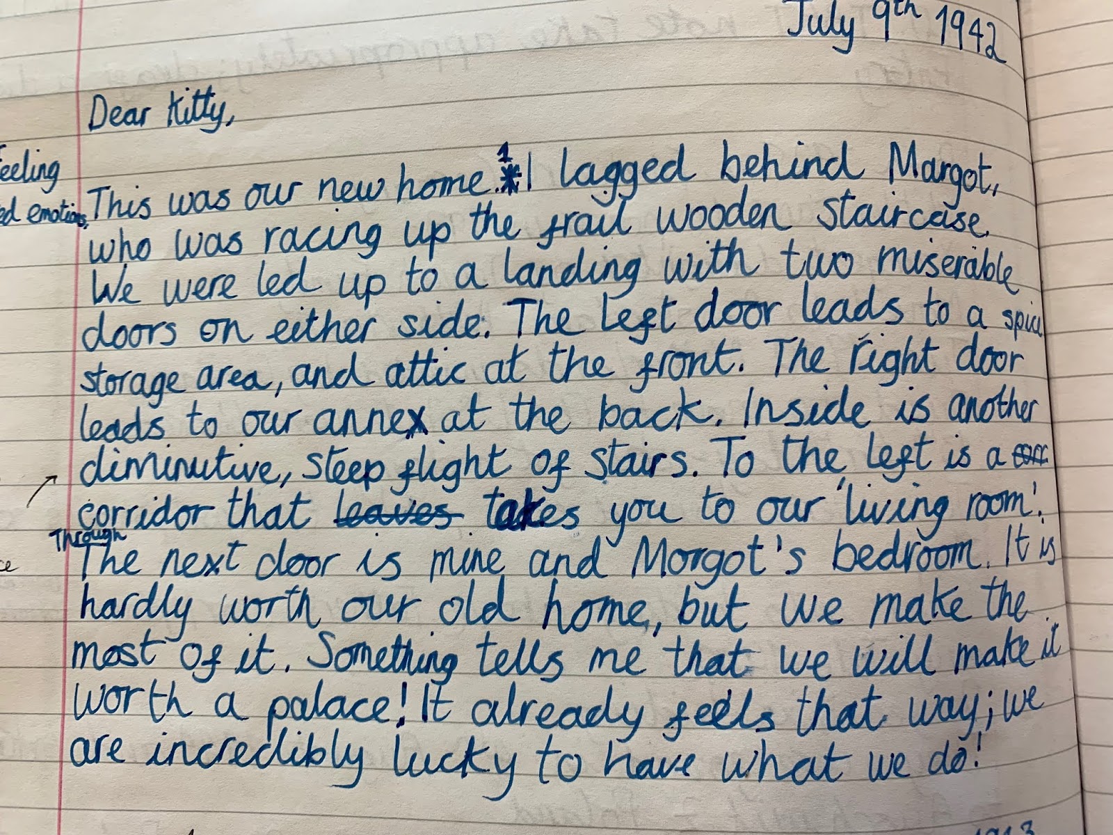Hitcham's Blog: Anne Frank- Year 6 diary entries