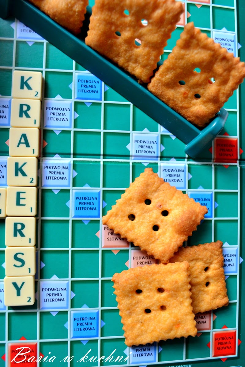 Basia w kuchni: Domowe krakersy - szybkie i proste w wykonaniu