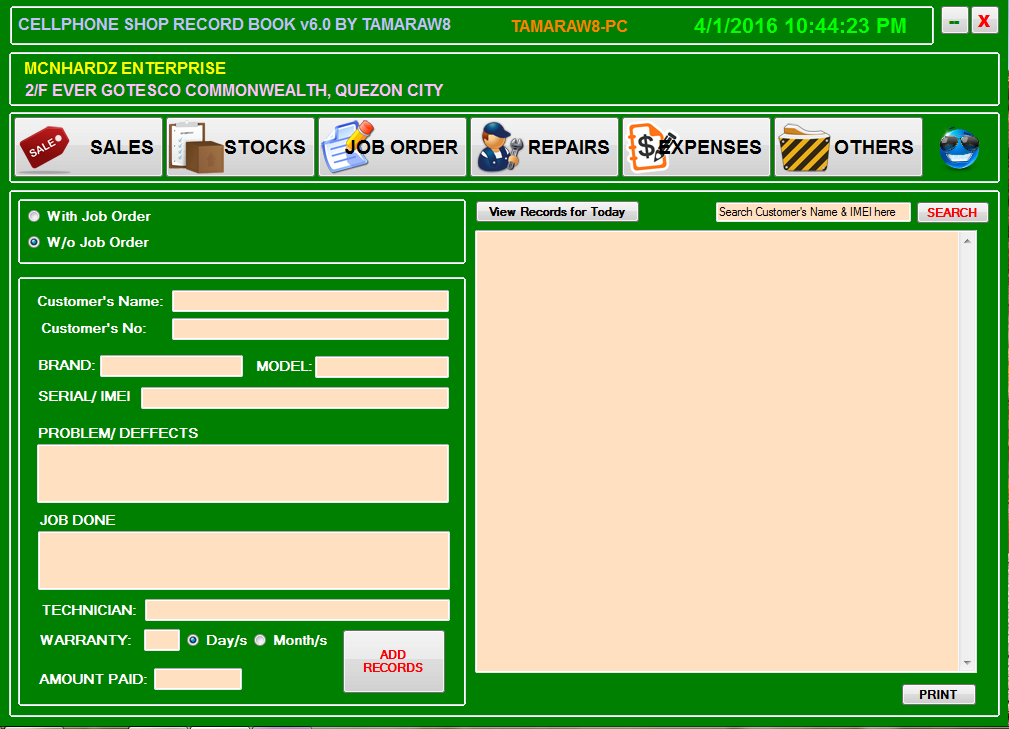 TAMARAW8: [CSRBv6] Cellphone Shop Record Book v6 by TAMARAW8