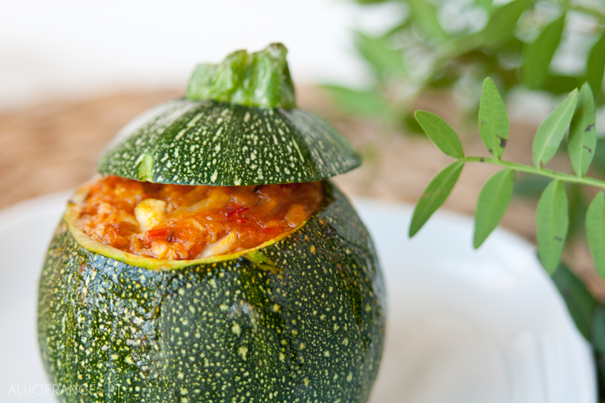 Courgette Recheada | Alho Francês