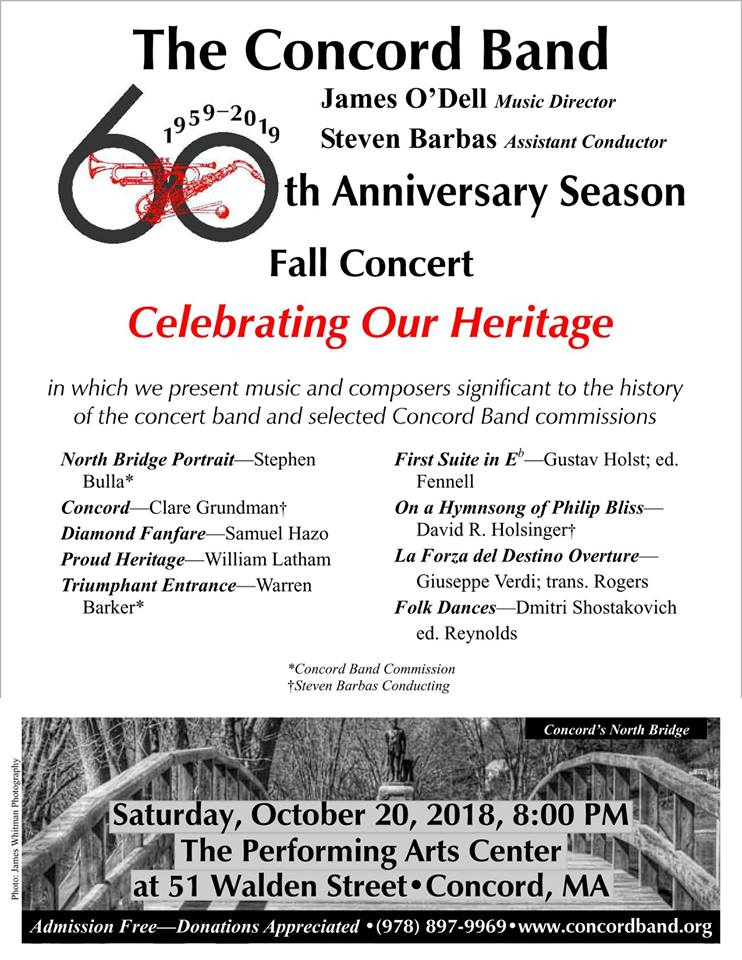 The Concord Band: The Concord Band Celebrates Their Heritage