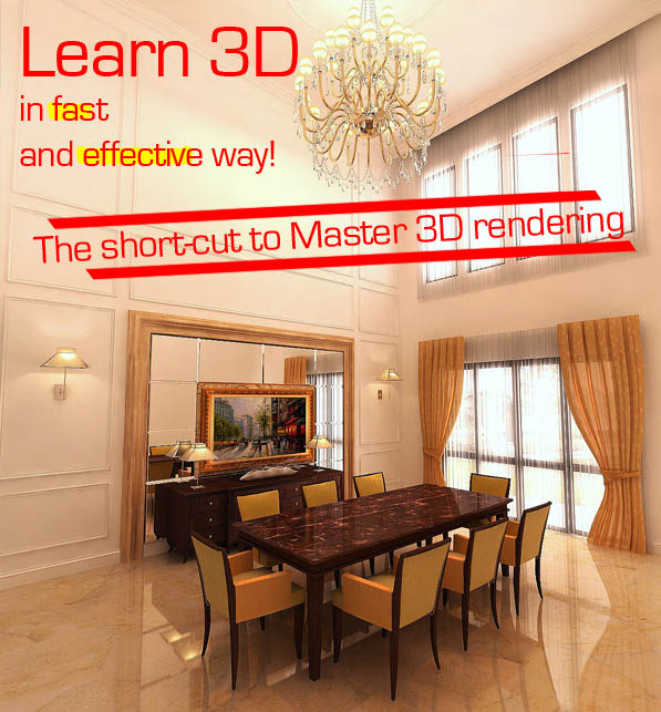 3D Course Malaysia, 3D Training, 3D Tutorial, 3D Interior In Malaysia