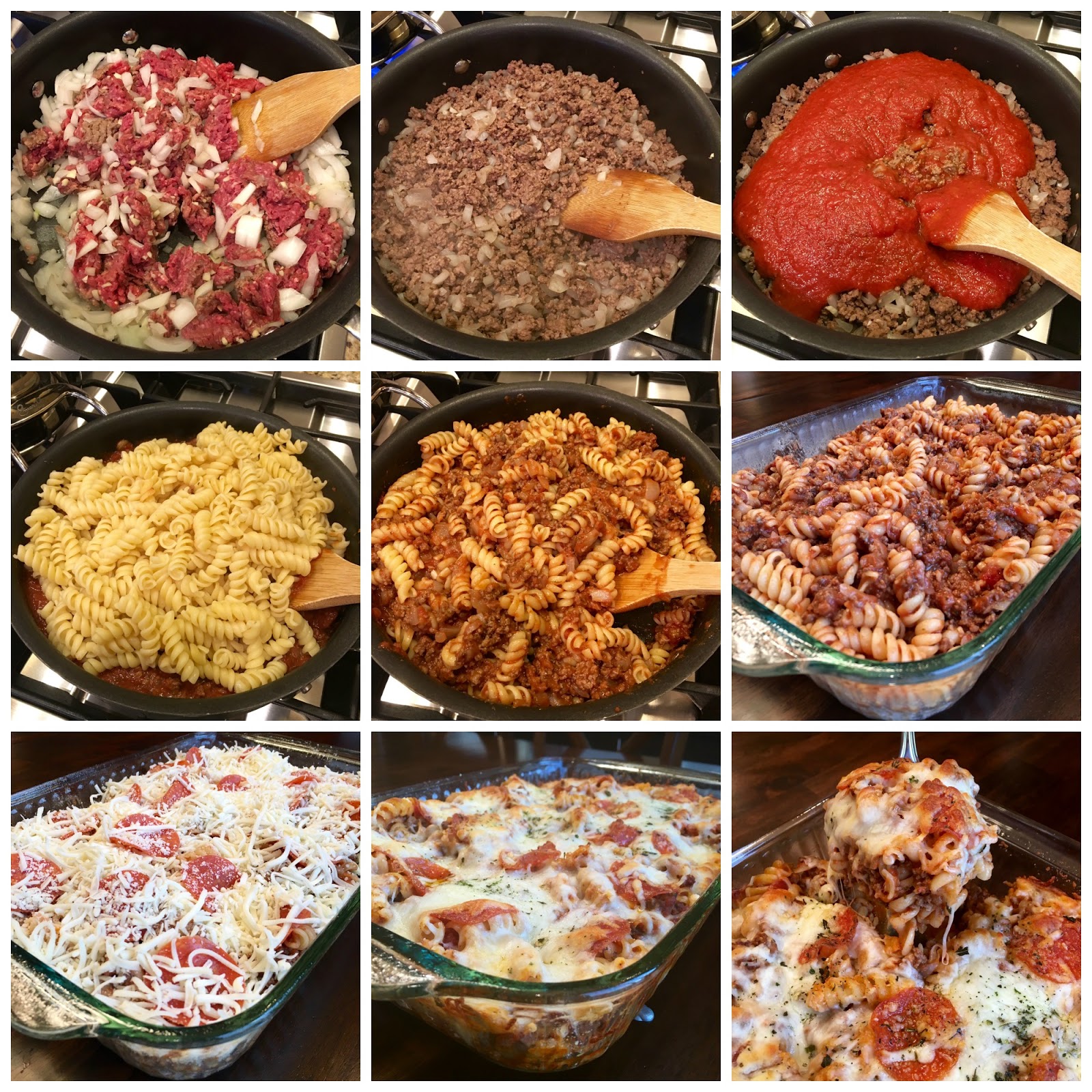 Easy Cheesy Pizza Pasta - Sweet Little Bluebird