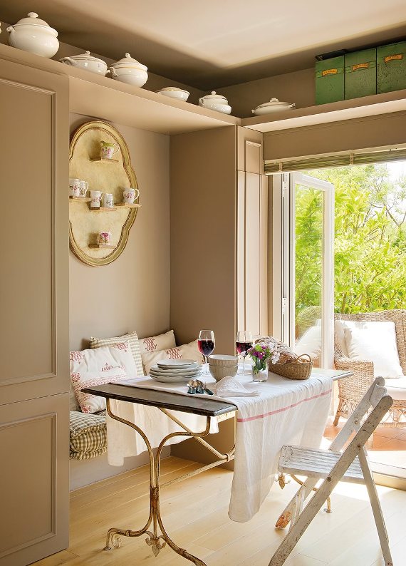 CASA DECORADA CON COLORES TIERRA [] HOUSE DECORATED WITH BROWN TONES