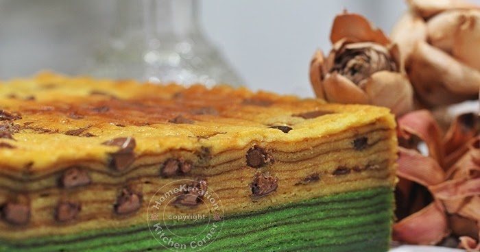 HomeKreation - Kitchen Corner: Kek Lapis Pandan Cadbury