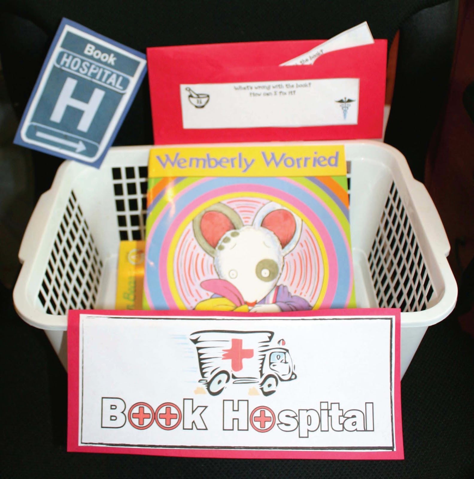 Classroom Management Book Hospital Basket - Classroom Freebies