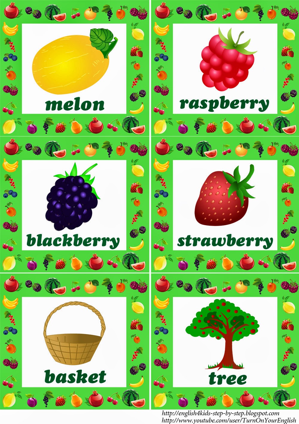 Fruits and Berries Song for Kids (+ Counting to 10)