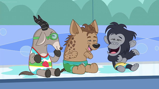 Shirtless Drawn Cartoon Boys: Peter Wolfcub, Nico Panda, Barry Bear ...