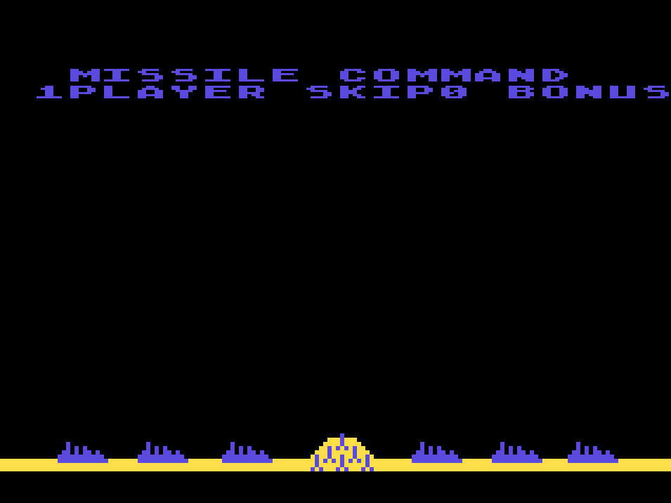 Reflection Angle: Retro Game Review -- Missile Command (Atari 5200)