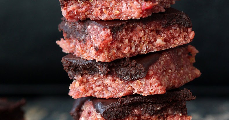 Zesty Pink Lemon Coconut Chocolate Bars. Vegan Glutenfree Recipe