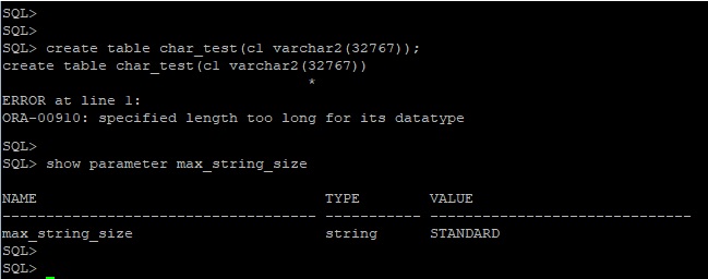 Lazy Dba Extended Data Type In Oracle 12c