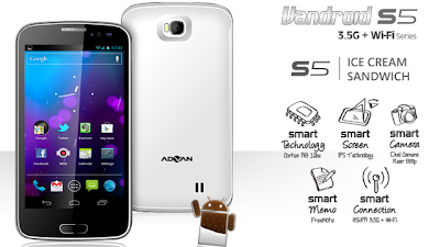 Harga Advan Vandroid S5E dengan Spesifikasi | EKSPEDIA