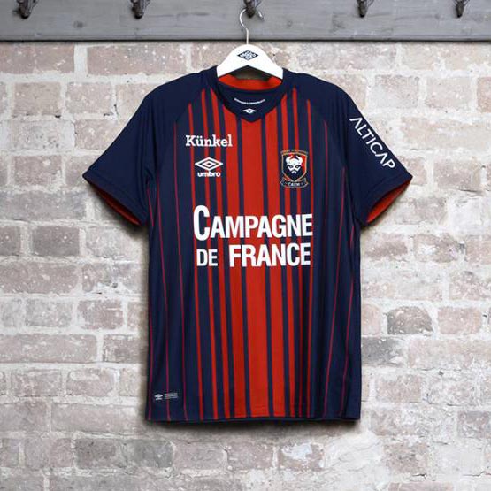 Caen 18-19 Home Kit Released - Footy Headlines
