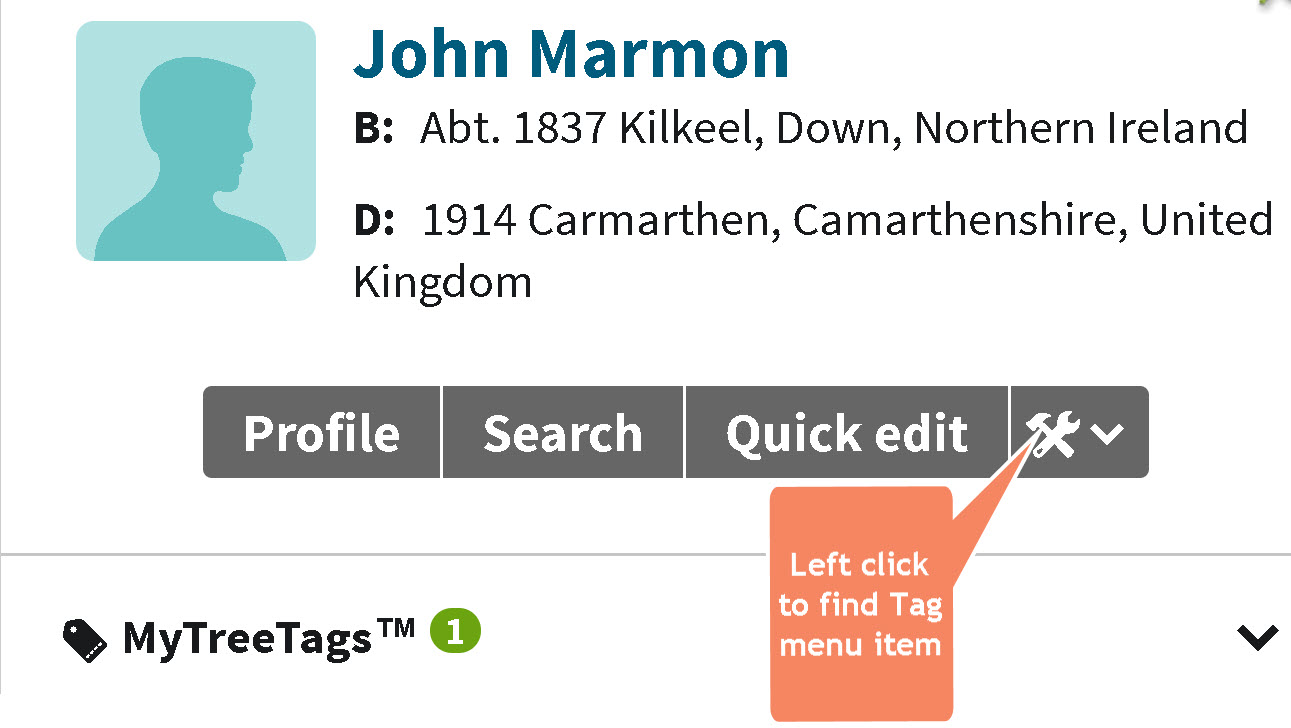 Canada's Anglo-Celtic Connections: Ancestry MyTreeTags™