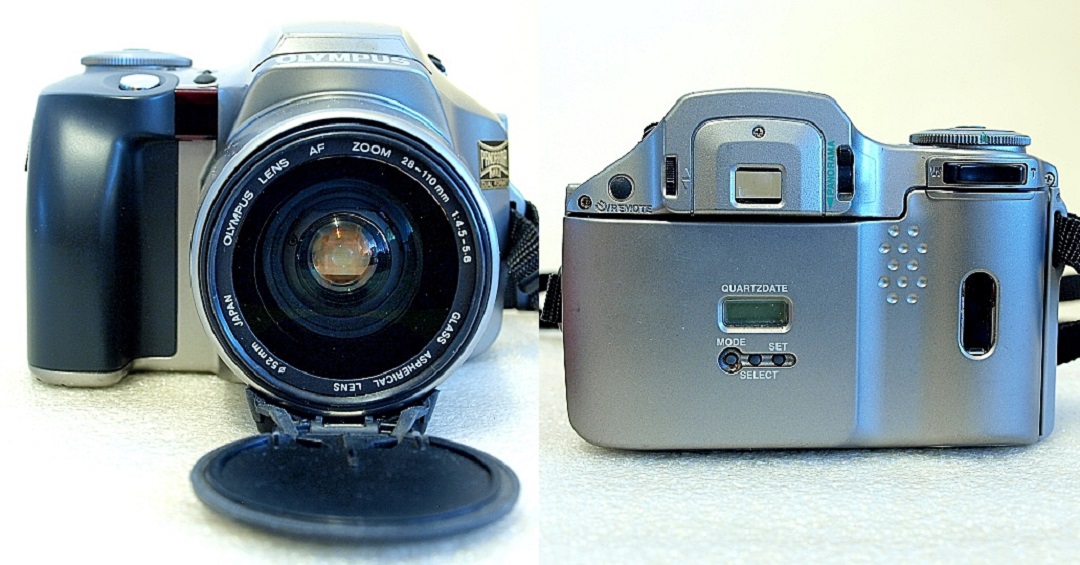 Olympus IS-30 DLX 35mm Film Bridge Camera #264 - Vintage Camera Marketplace