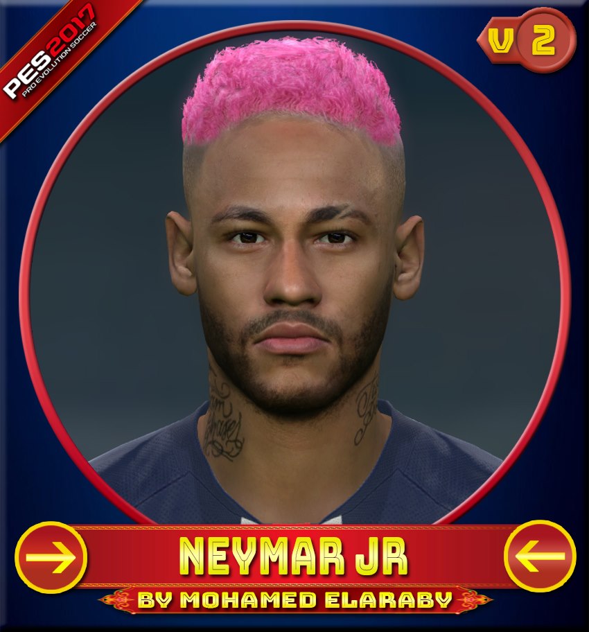 PES 2017 Faces Neymar Jr by M.Elaraby ~ SoccerFandom.com | Free PES ...