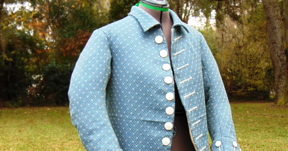 The Antique Sewist: 1770 Mens Frock Coat - JP Ryan