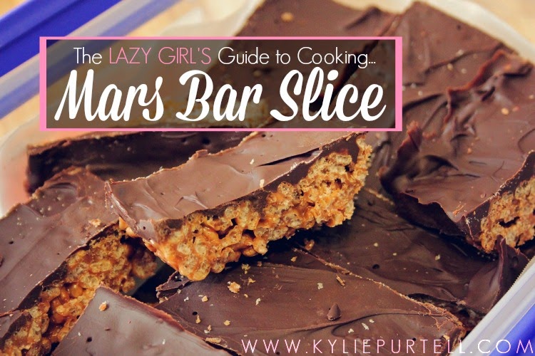 The Lazy Girl's Guide to Cooking... Mars Bar Slice // Food