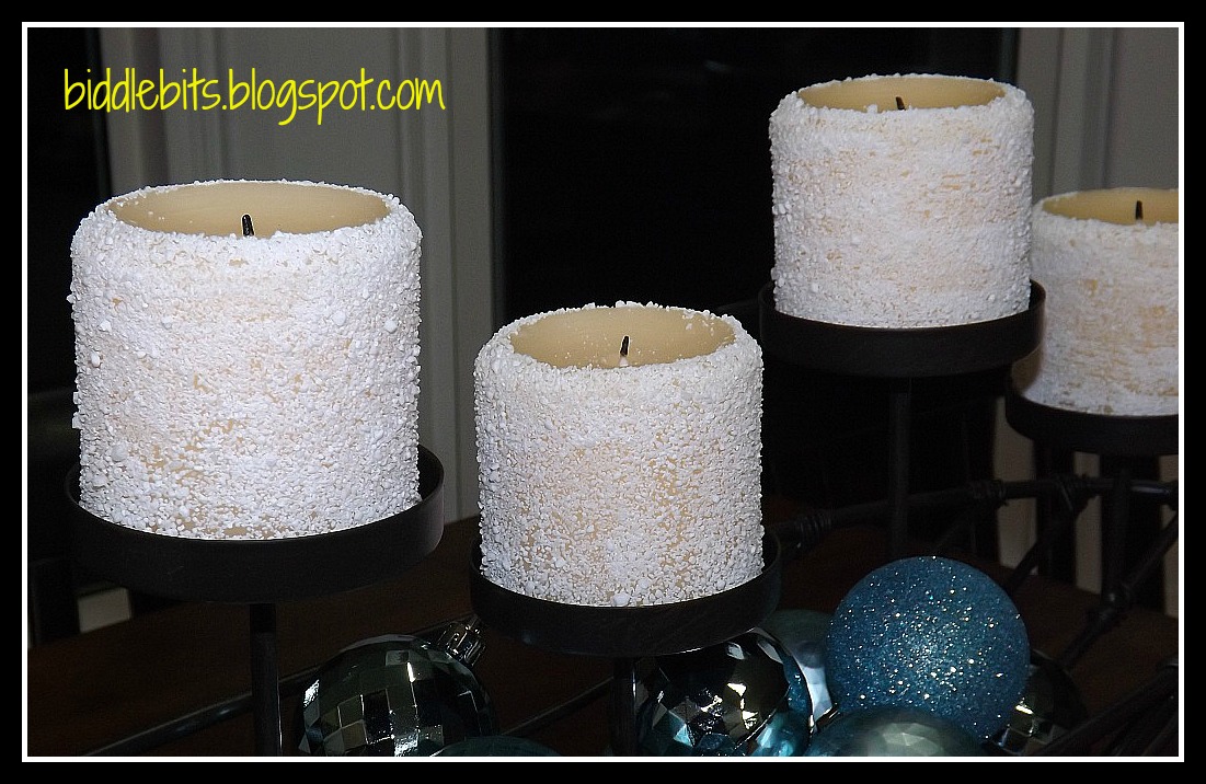 Biddle Bits: DIY snow candles