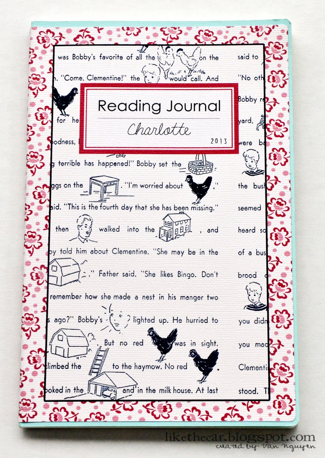 Like the Car: A Reading Journal - A Jenni Bowlin Stuidos Hybrid Project