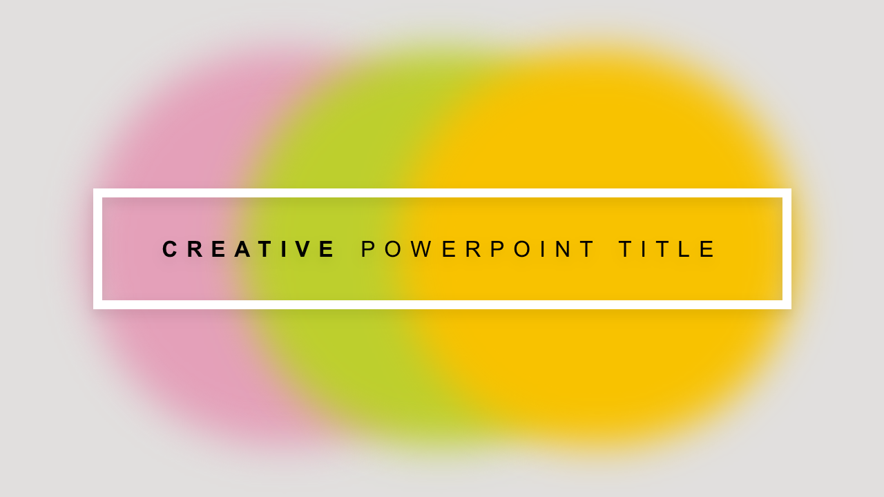 Ambient Lighting PowerPoint Templates - PowerPoint Free