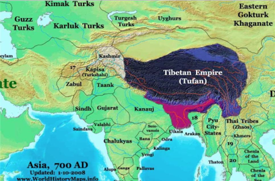 Okar Research: Tibetan Empire, Turk Shahis & Bactria (708 AD)
