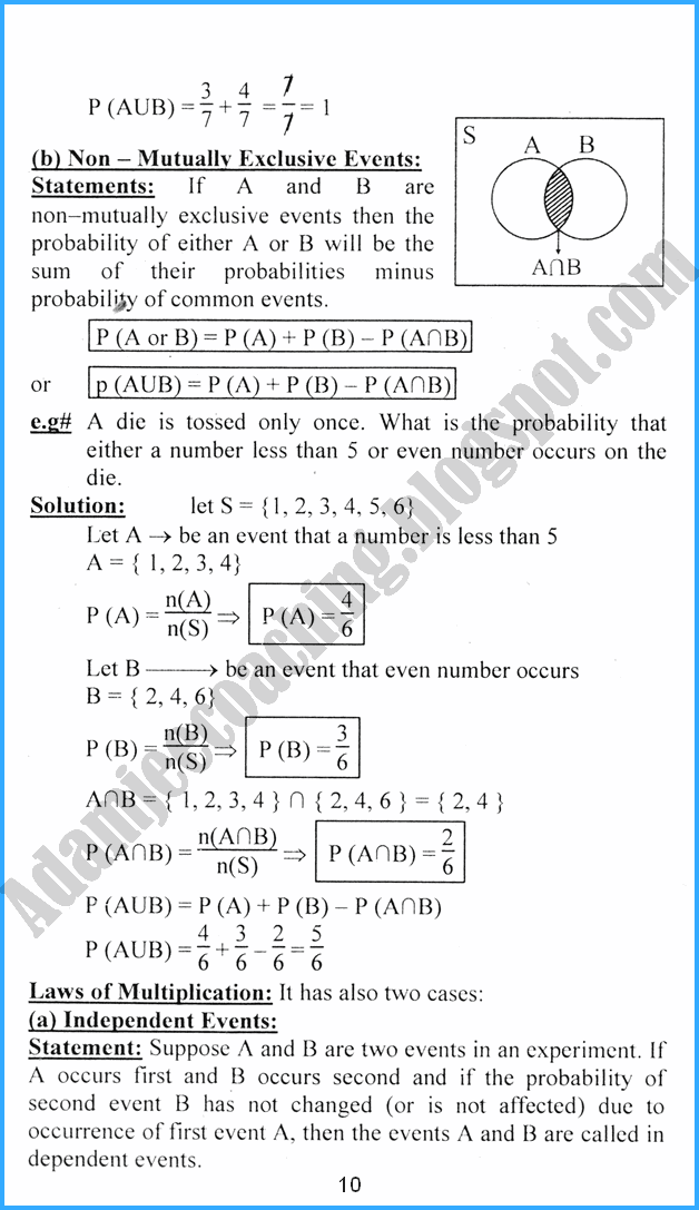Adamjee Coaching: Permutations, Combinations and Introduction to Probability - Definitions and ...