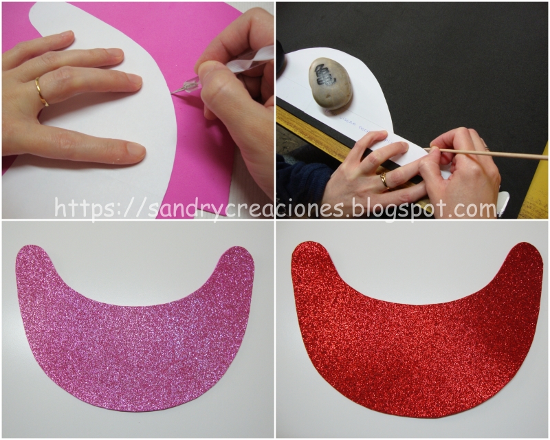 SanDryCreaciones: Viseras de Mickey y Minnie en Goma Eva para Niños