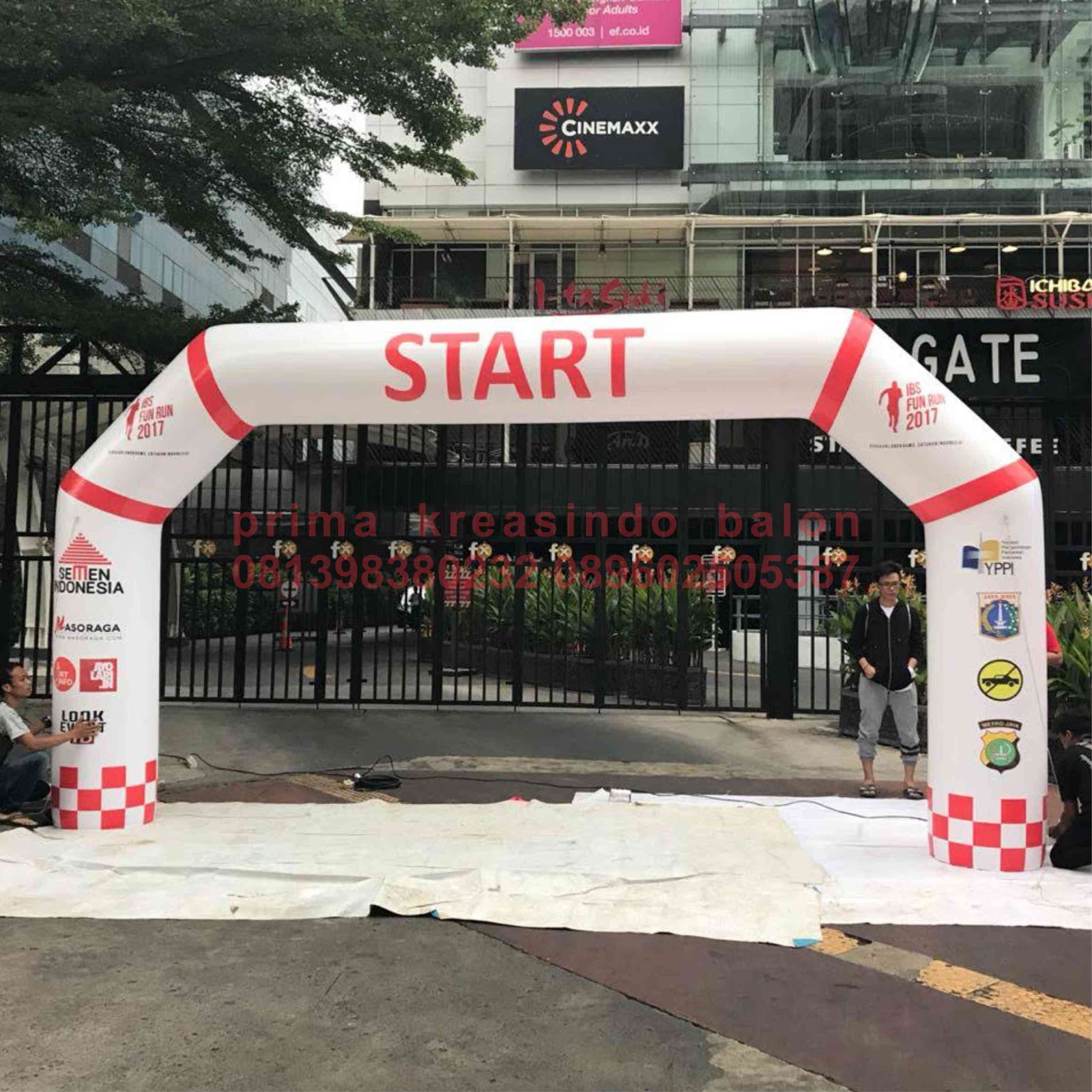 Balon Gas Terbang: Balon gapura pvc 1