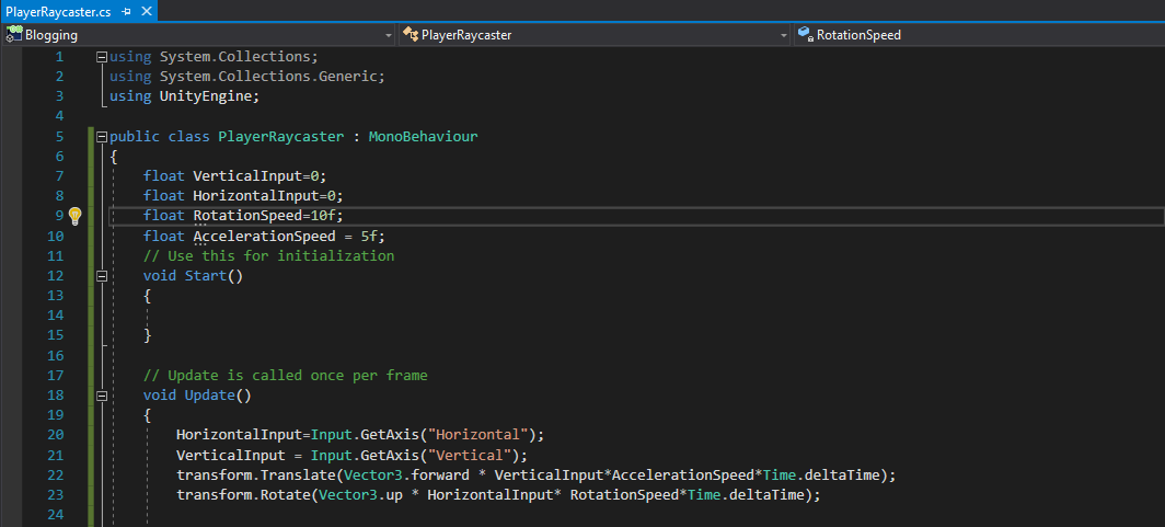 Physics Raycast Unity