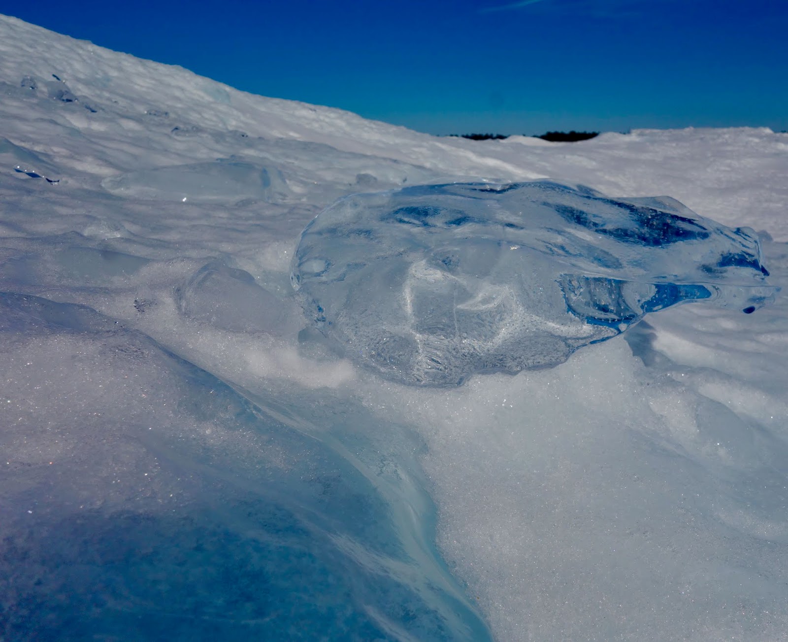going over niagara paul's: BAYFIELD INLET. WINTER. FEBRUARY 11 GEORGIAN BAY