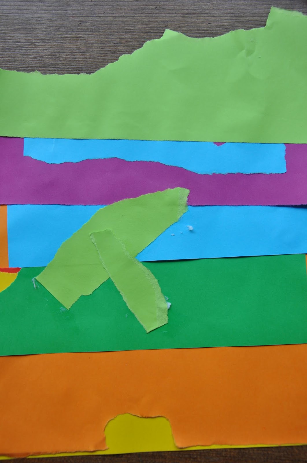 Torn Paper Landscape