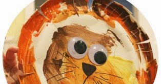 Paper Plate Lion's Mane Scissor Skills Craftivity | School Time Snippets