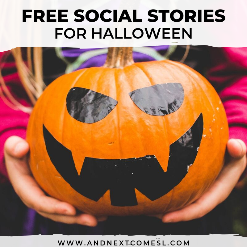 Free Halloween Social Stories | And Next Comes L - Hyperlexia Resources