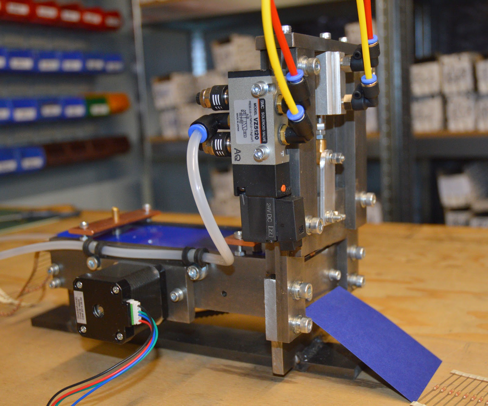 Electronics Blog.: Cutting Resistors with a Robot - Meet Vincent V