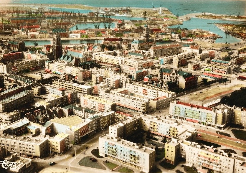 VUES AERIENNES de Dunkerque années 50/60