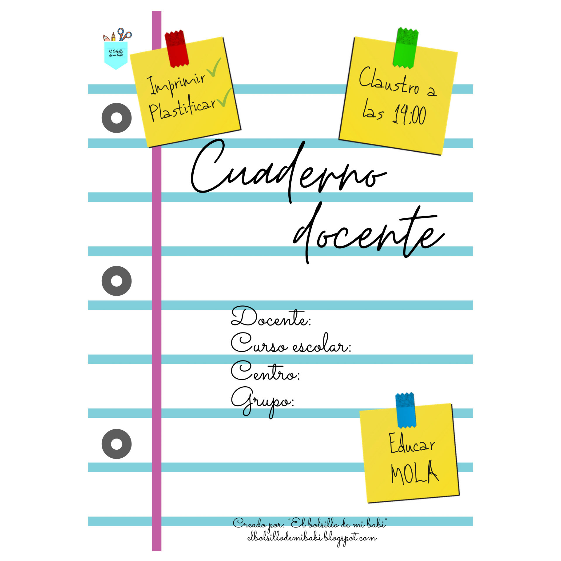 El bolsillo de mi babi: Cuaderno docente: versión curso 2021-2022