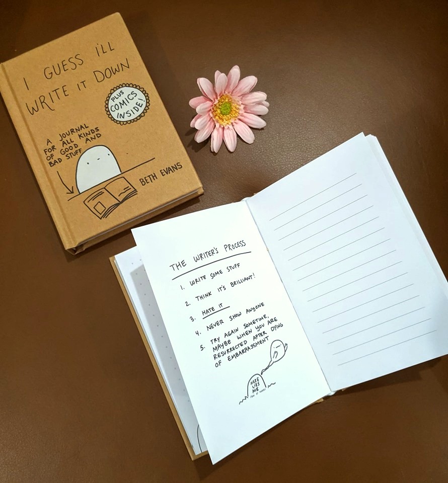 Bookfoolery : I Guess I'll Write it Down by Beth Evans, a journal