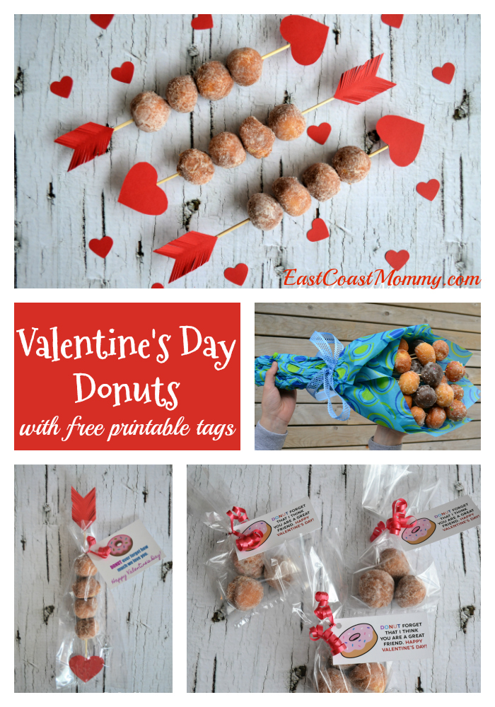 East Coast Mommy: Donut Valentines... with free printable tags