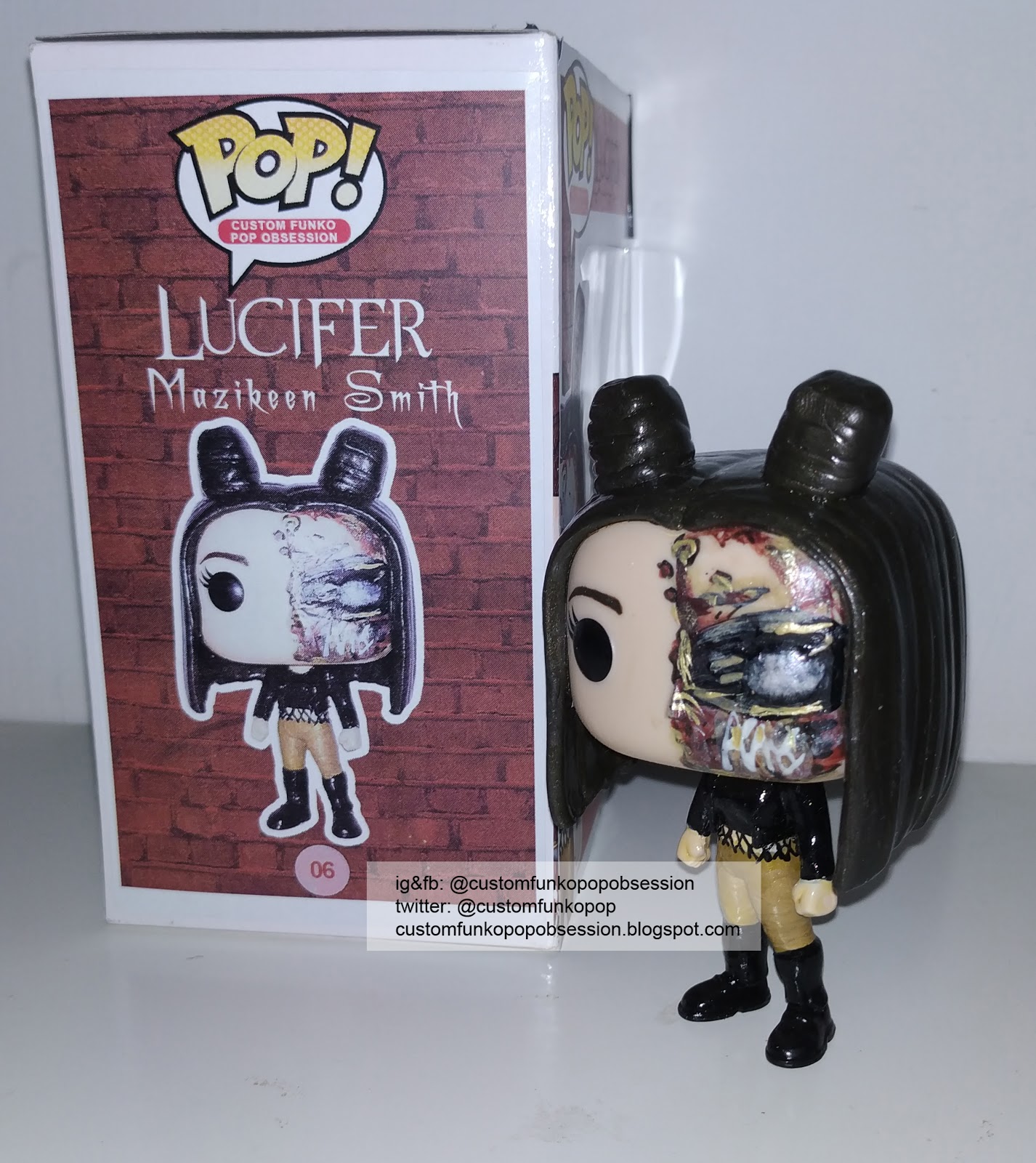 Lucifer Custom Funko Pop Of Mazikeen Smith