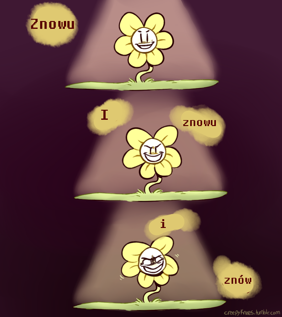 Undertale: Sans zostaje sam na sam z Floweyem [tłumaczenie PL ...