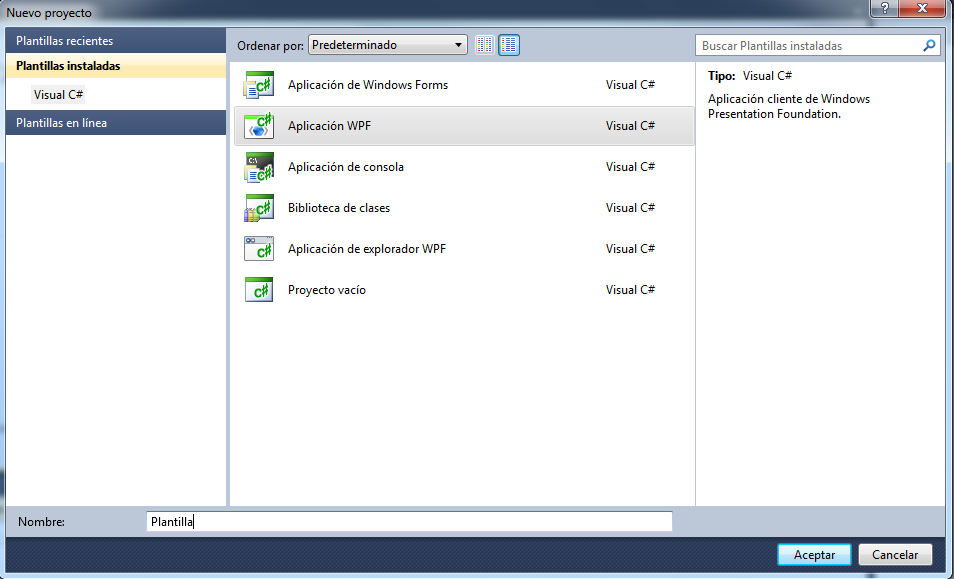 Raerpo: Plantilla para crear programas con interfaz gráfica - Kinect SDK