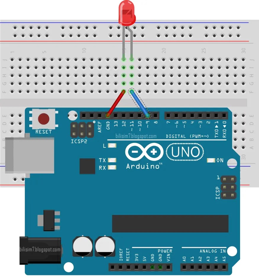 Arduino Ders 3: LED Yakıp Söndürme (Blink)