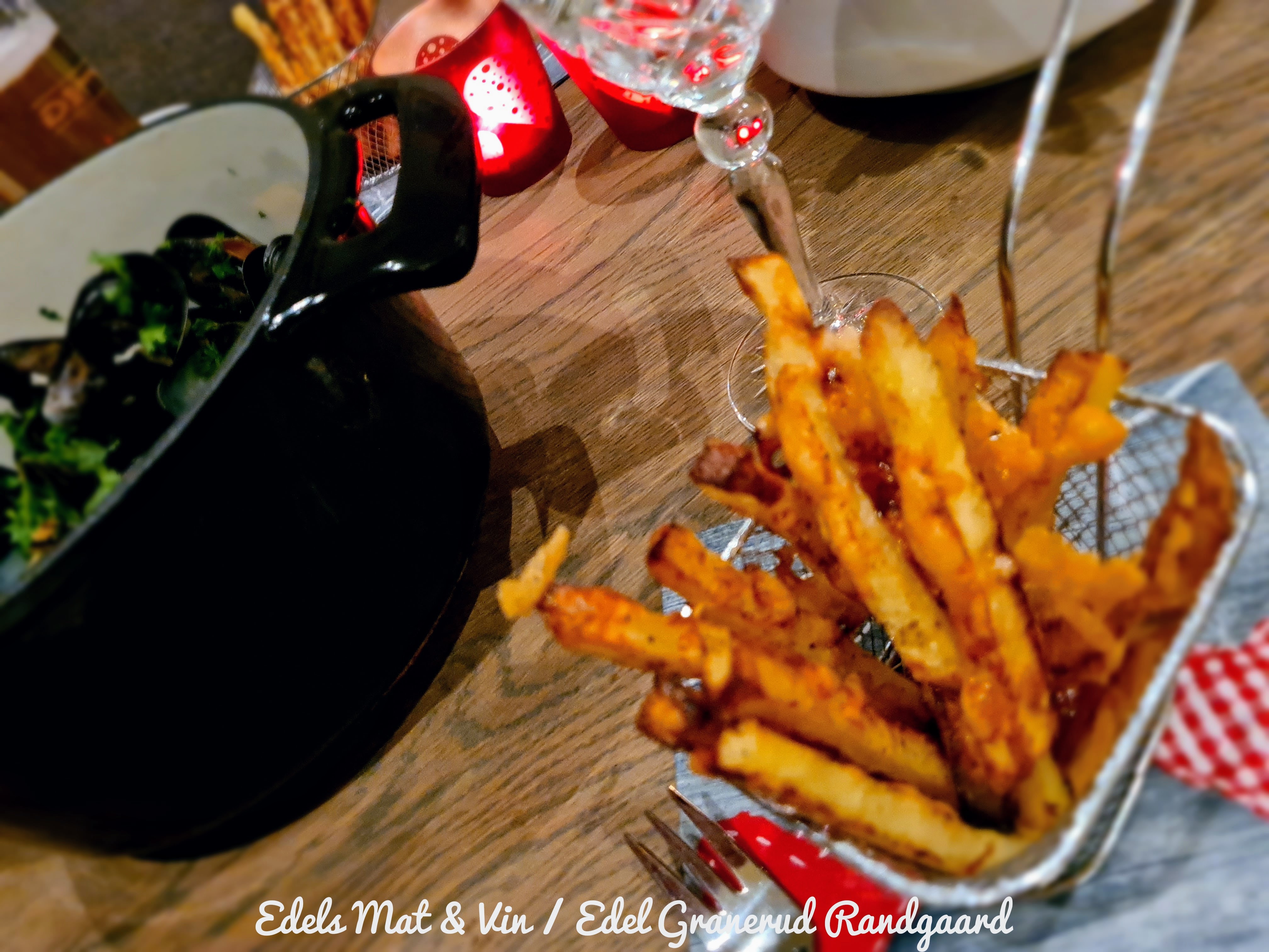 Edels Mat : Blåskjell & Parmesan frites
