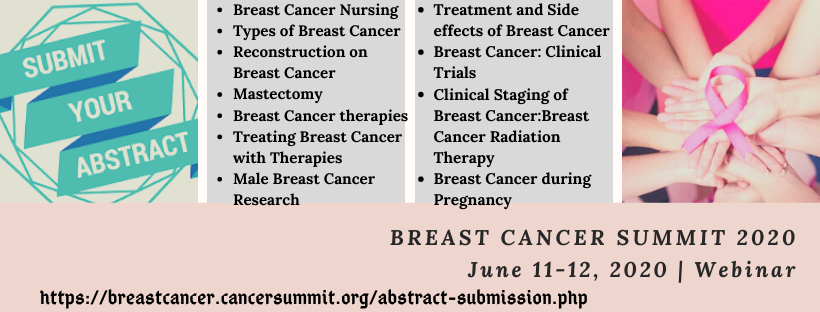 10th World Congress on Breast Cancer & Therapies: Submit your Abstracts ...