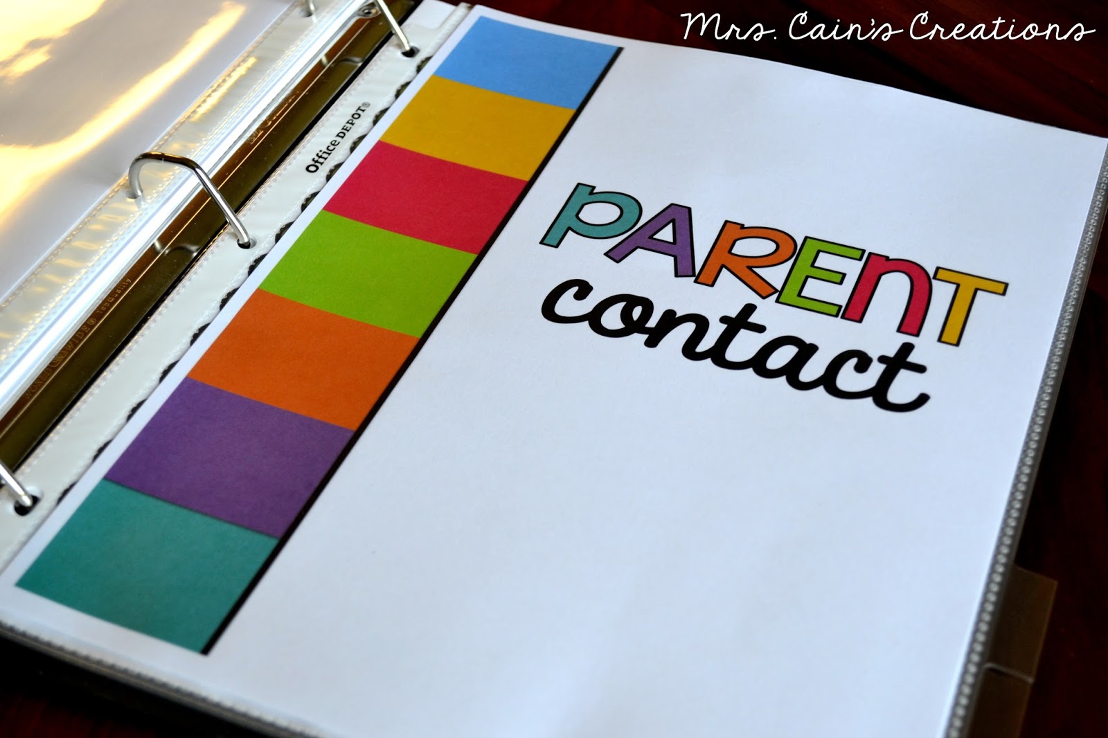 Mrs. Cain's Creations: Creating a Teacher Binder That Works for YOU ...