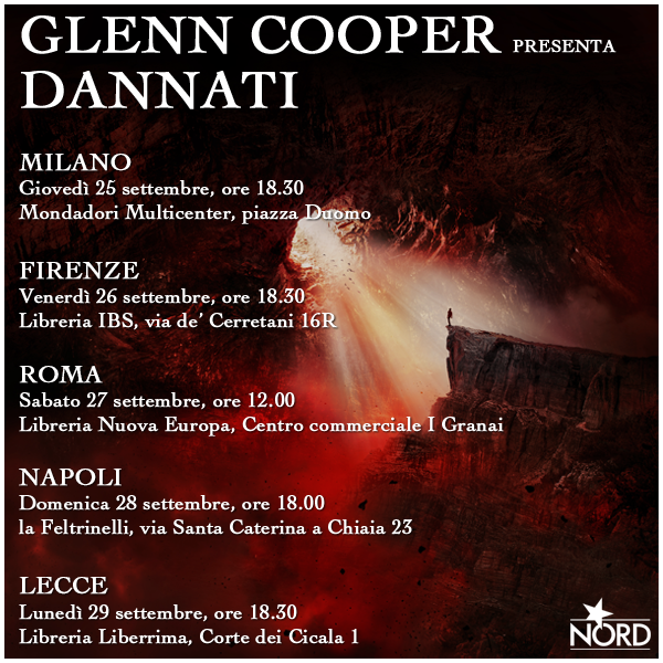 Anteprima di... "Dannati" di Glenn Cooper - La Biblioteca di Eliza