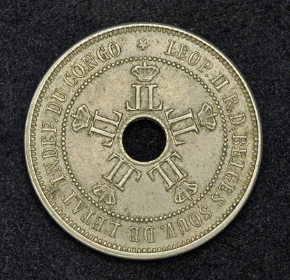 Congo Free State 20 Centimes Coin of 1906 King Leopold II|World ...